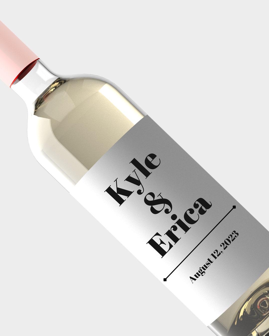 Custom Wedding Wine Labels - Personalized Wine Label - Custom Gift for ...