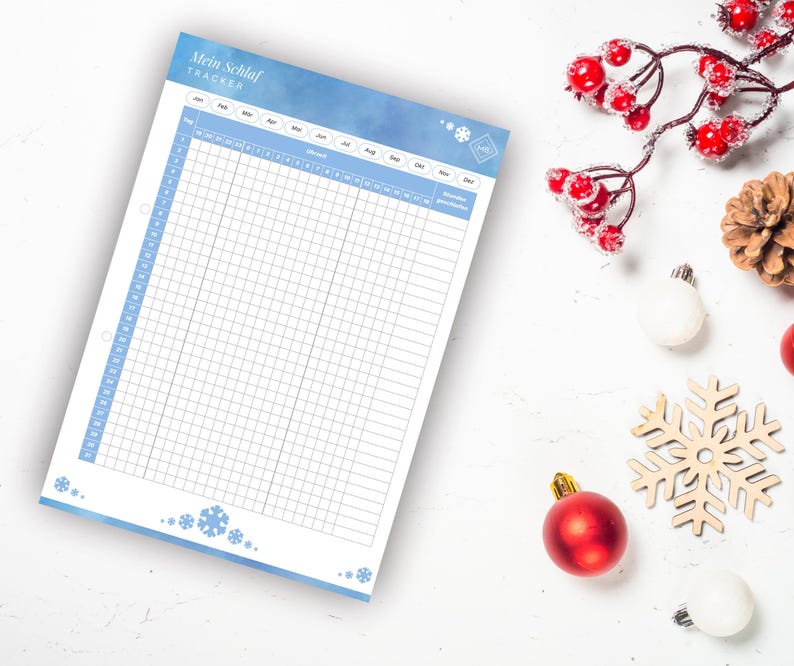 Printable Sleep Tracker Set | Monthly and Daily Sleep Log, Mood, Energy ...