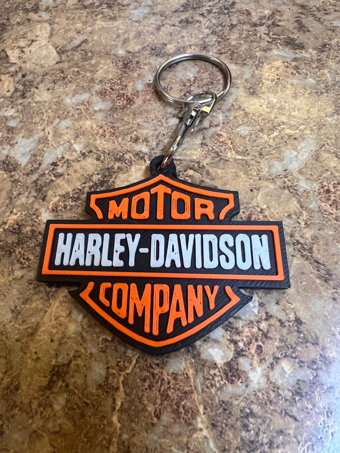 Harley Davidson Logo Key Ring Key Chain Keyring Key Chain Sportster FLR ...