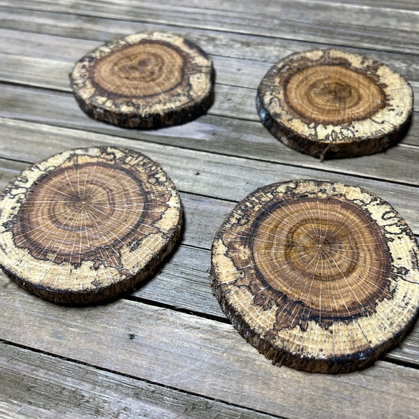 Oak Wood Coaster - Etsy