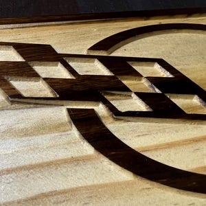 Chevrolet Corvette C5 Logo Wood Sign Man Cave Garage Art - Etsy