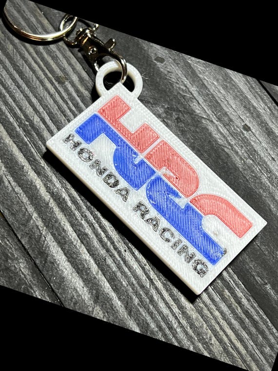 Honda Racing Corporation HRC Logo Keyring Keychain Ri… - Gem