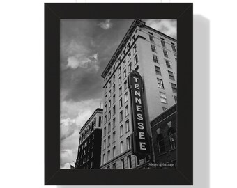 Historic Tennessee Theatre Sign Marquee Selective Color Landmark City ...