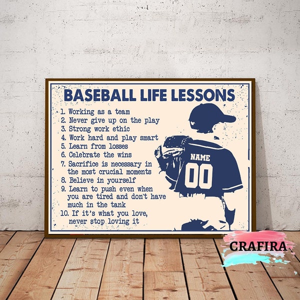 Baseball Poster - Etsy