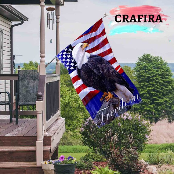 Eagle With Flag Freedom