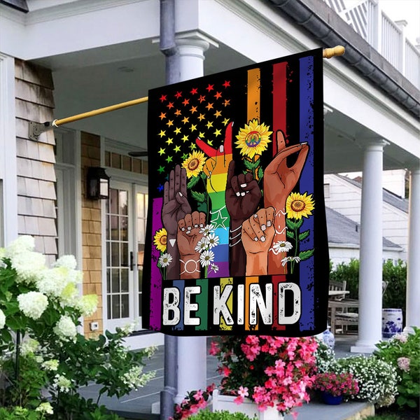 Be Kind Flag - Etsy