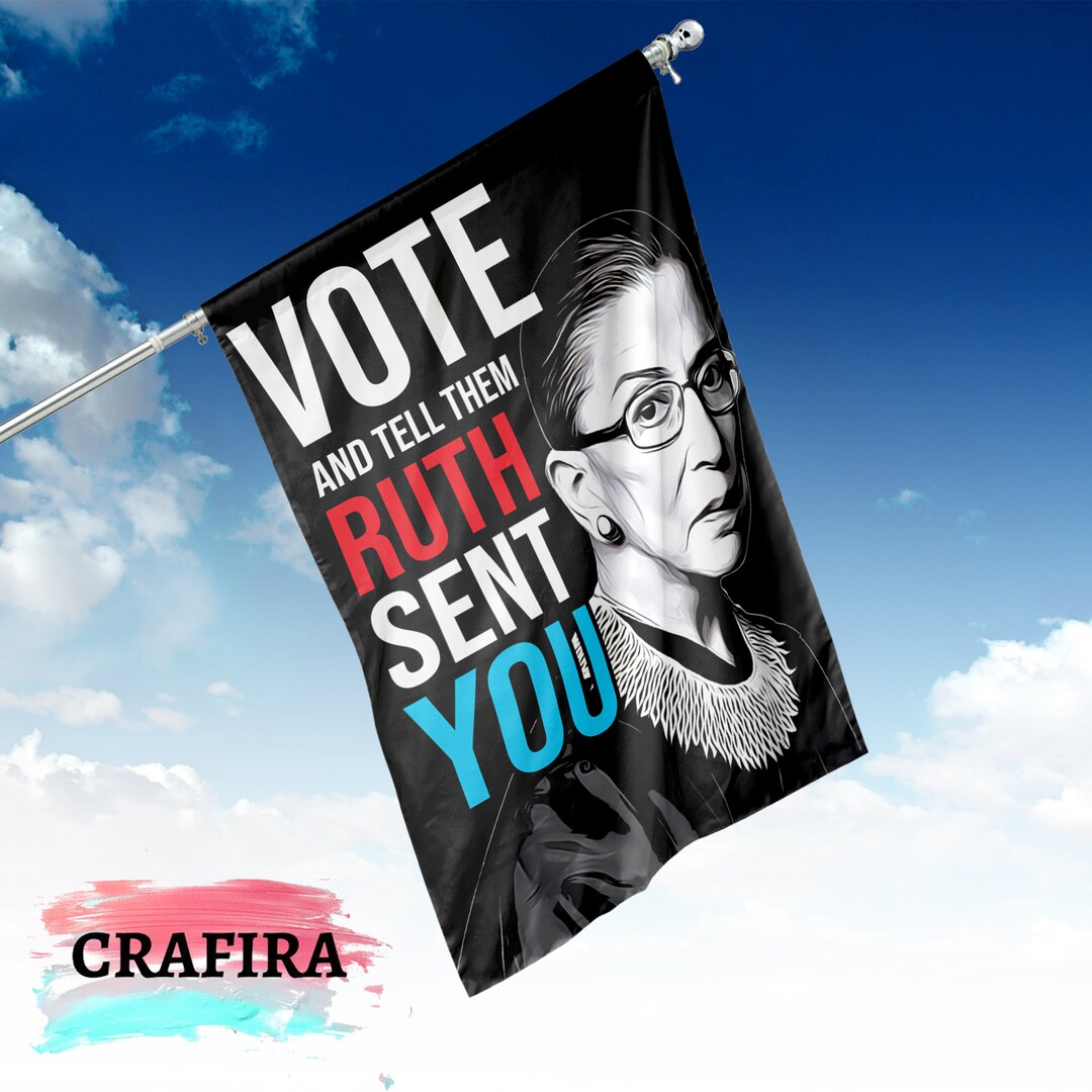 Ruth Bader Ginsburg Flag Notorious RBG Flag RBG Vote and - Etsy