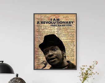 Fred Hampton Quote Poster - Etsy