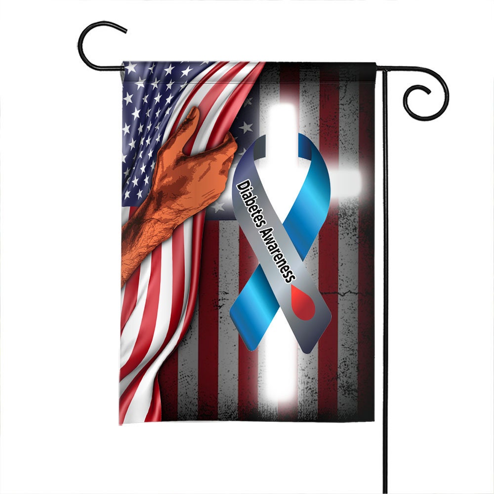 Red Diabetes Awareness Ribbon