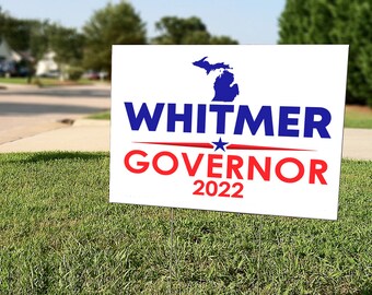 Whitmer Yard Sign - Etsy