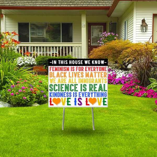 We Believe Conservative Yard Sign - Etsy