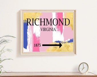 Preppy Location Sign - Etsy