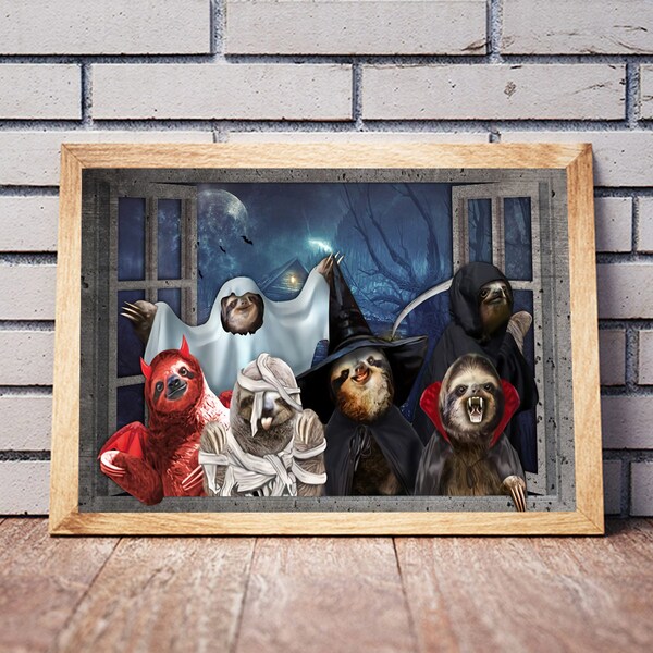 Sloth Wall Art - Etsy