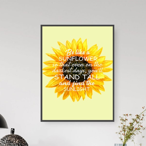 Sunflower Poster - Etsy