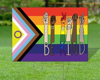 Lgbtq Lawn Sign - Etsy