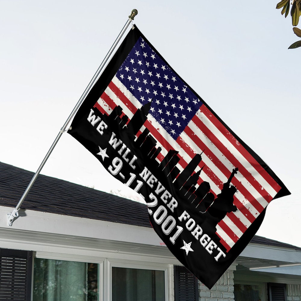 Double Sided 9 11 Memorial Flag - Etsy