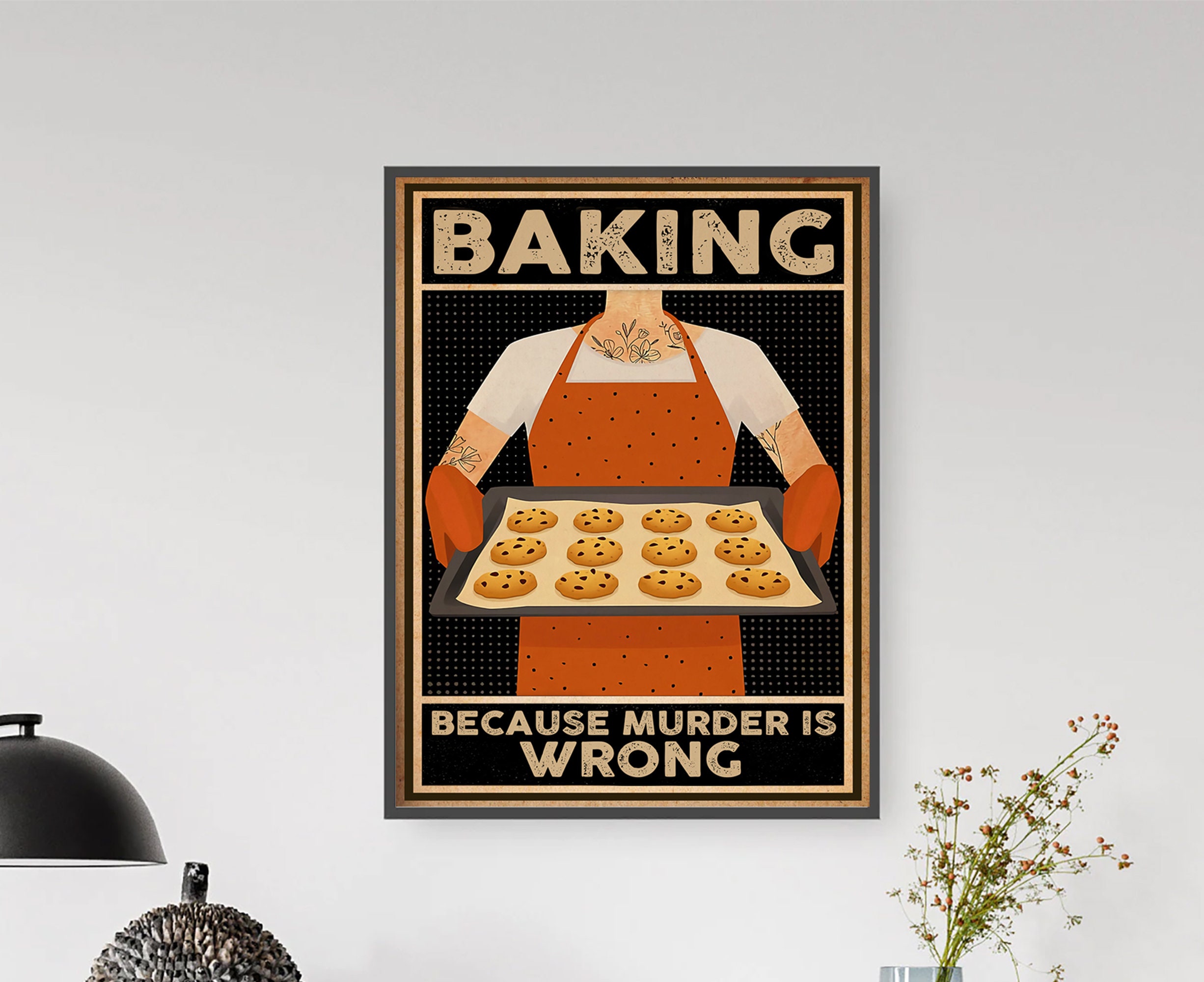 Vintage Baking Poster