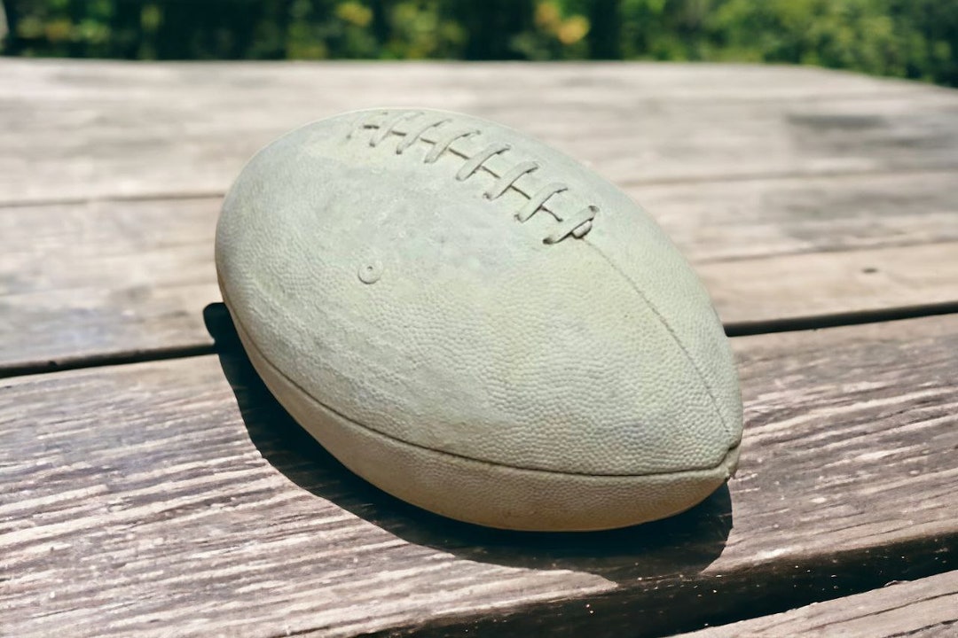 Concrete Football Ball Figurine, Cement Decoration for Football Lovers ...