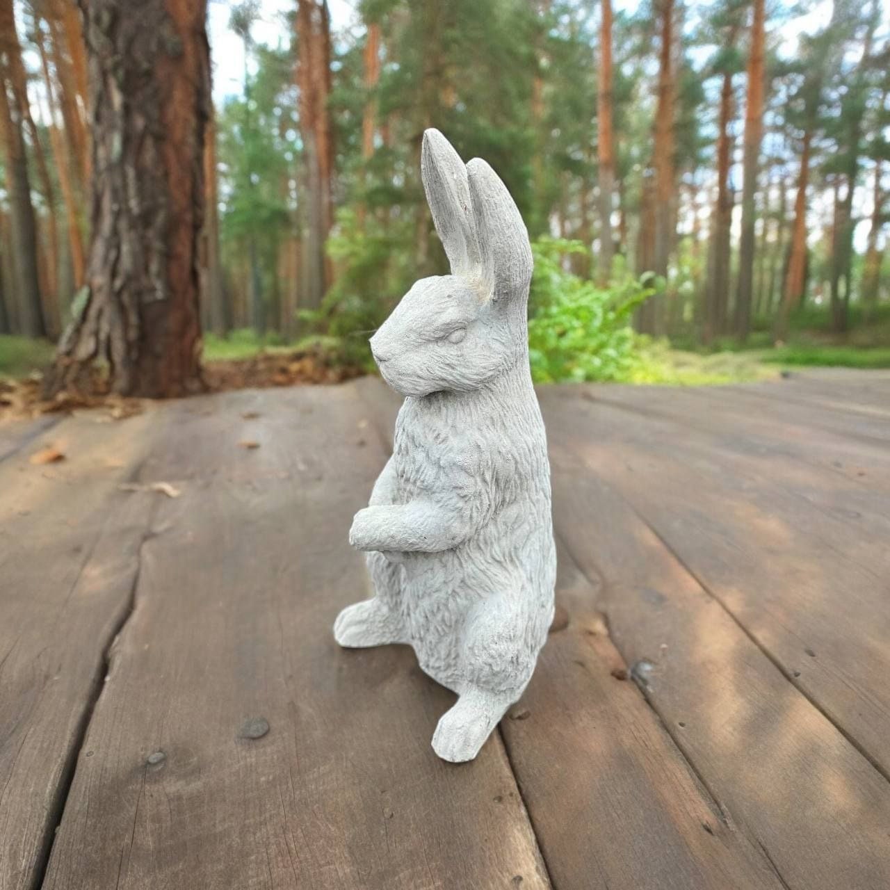 Rabbit Garden Statue, Easter Bunny Figure, Massive Rabbit Sculpture ...