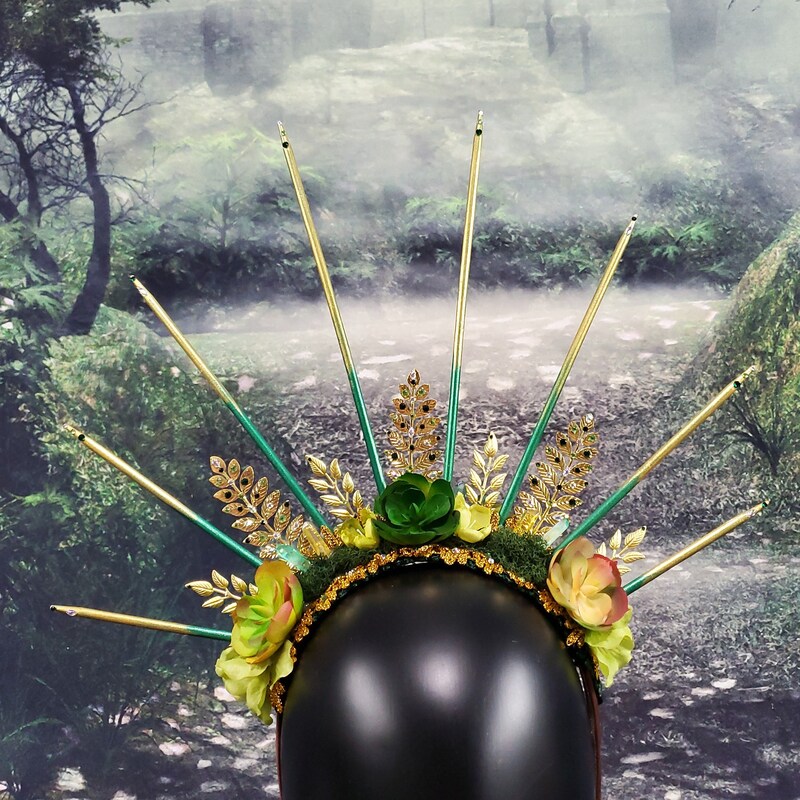 Spike Flower Crown - Etsy