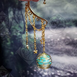 D20 Cage Ear Cuff, Ear Hanger Ear, Choose Silver or Gold, Fantasy ...