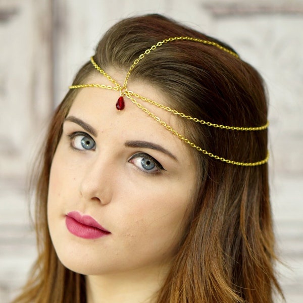 Gold Head Chain - Etsy