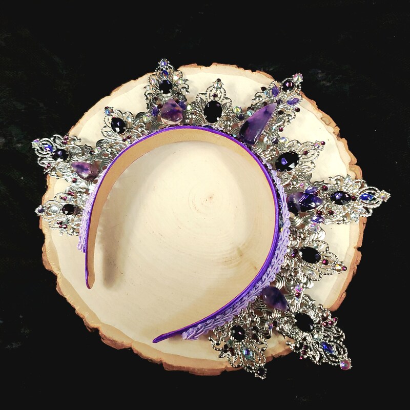 Amethyst Tiara - Etsy