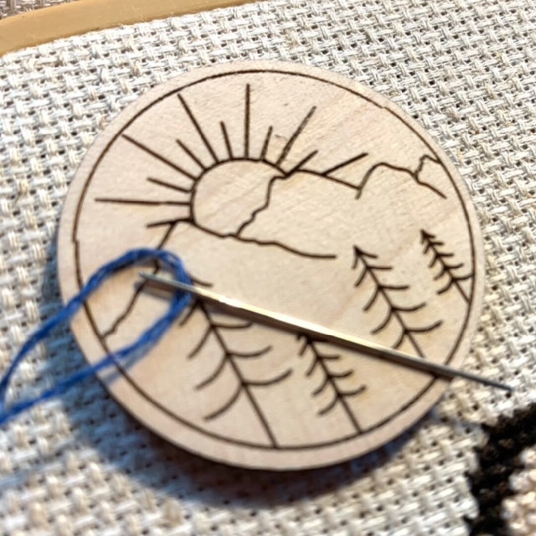 Mountain Sun Needle Minder, Mountain Needle Minder, Sunset Sunrise ...