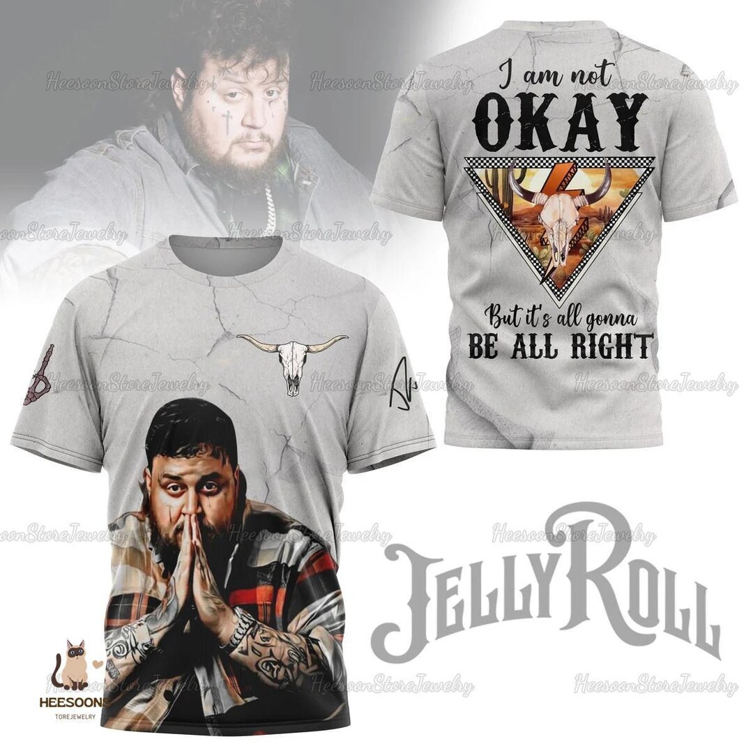 Jelly Roll Shirt, Jelly Roll Tour 3D Shirt, Jelly Roll Merch Shirt ...