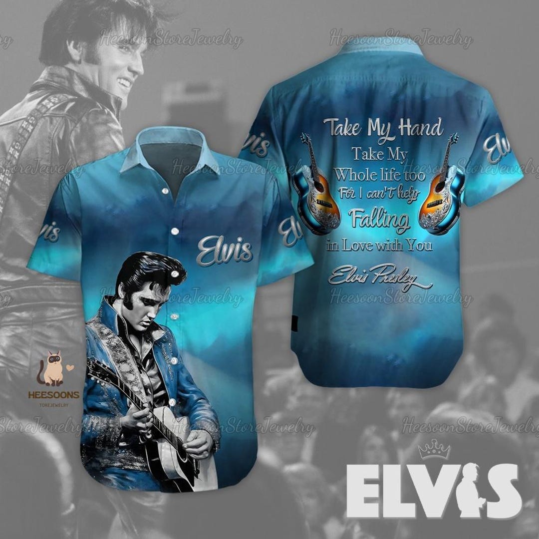 Elvis Presley Shirt, Elvis Presley Hawaii Shirt, Elvis King Shirt ...