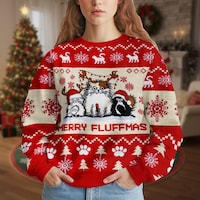 Moewy Xmas Shirt,meowy Catmas Ugly Sweater Shirt,holidays Fashion,meowy ...