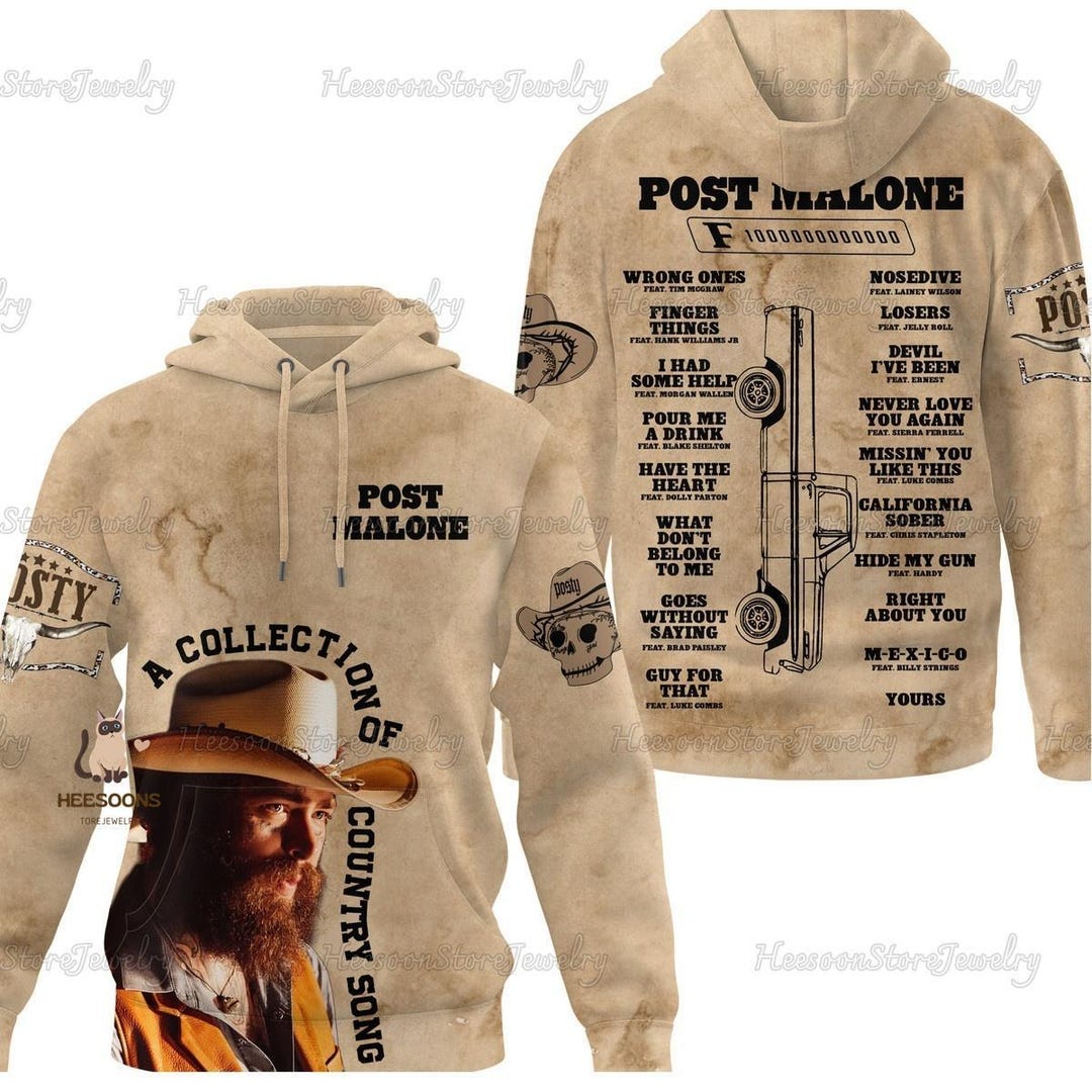Posty Malone Shirt, Posty Howdy Rap Shirt, F1 Trillion Tour 2024 Shirt ...