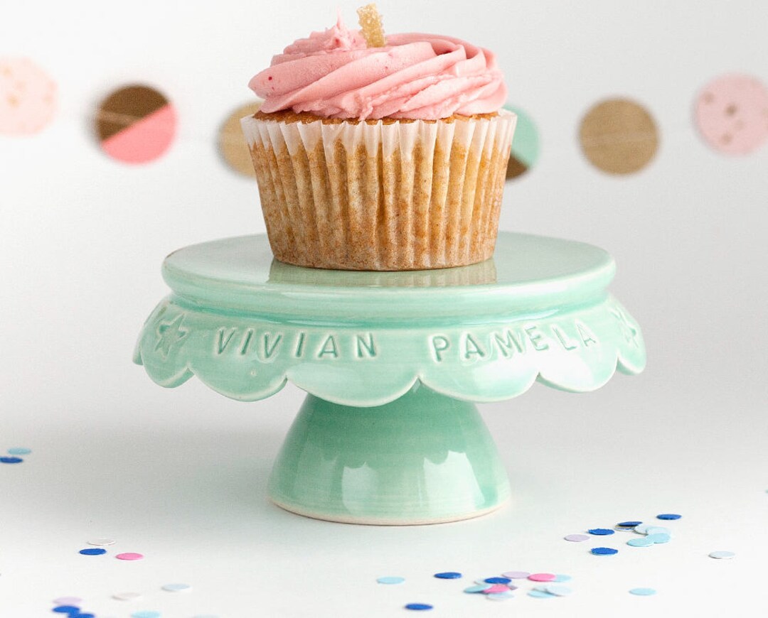 Cupcake Stand, Custom Birthday Gift, Personalized Cupcake Stand, Baby ...