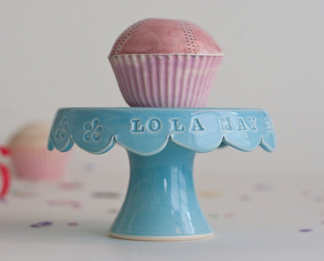 First Birthday Gift Personalized Cupcake Stand Custom Etsy