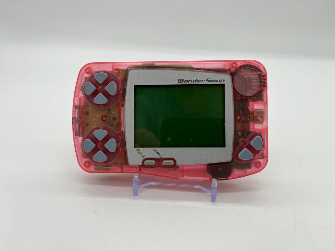 Bandai Wonderswan Console Transparent Pink - Etsy