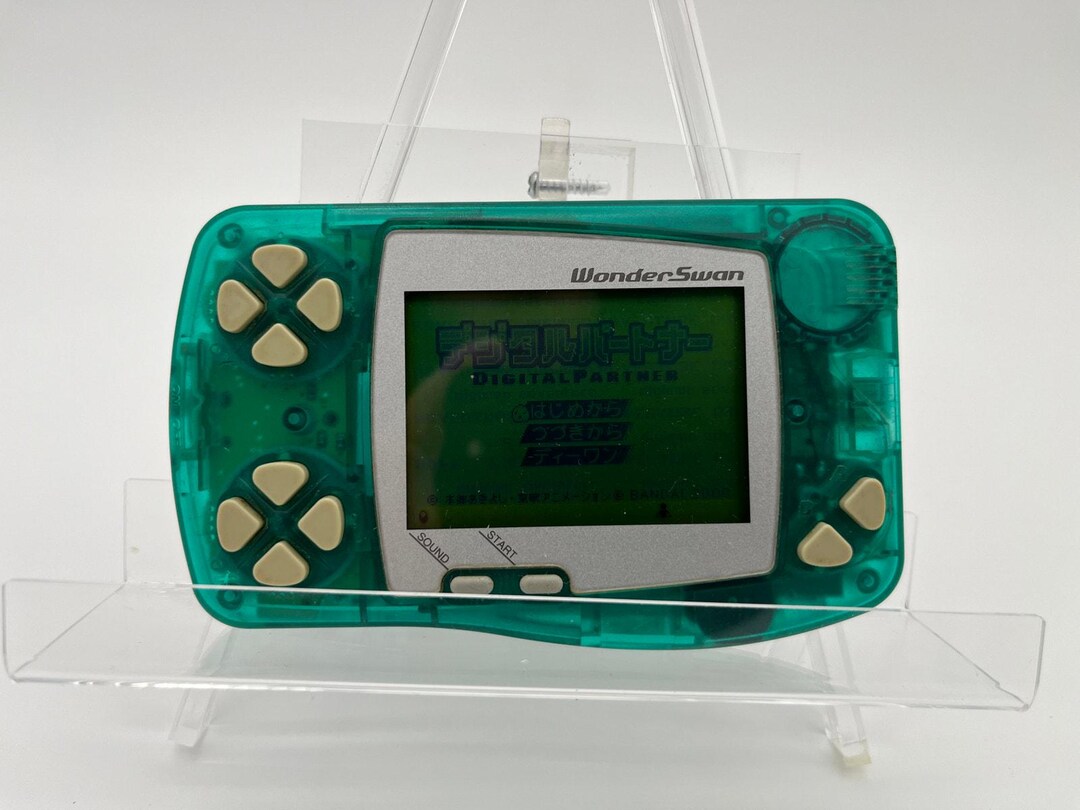Bandai Wonderswan Console Transparent Green - Etsy