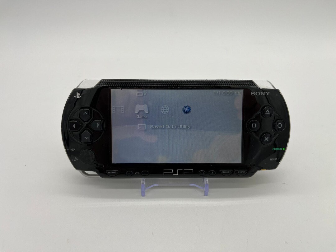 Black PSP 1000 Console W/charger and 3600mah Extended Battery - Etsy