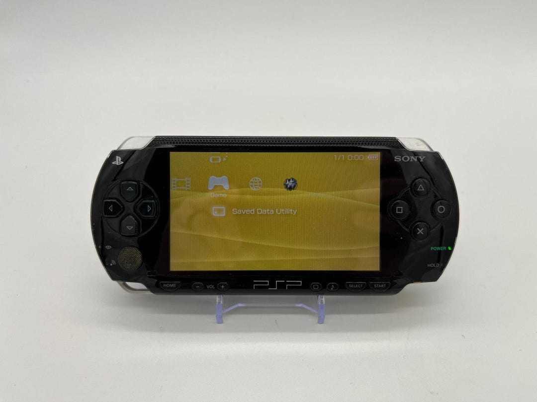 Black PSP 1000 Console W/charger and 360mah Extended Battery - Etsy