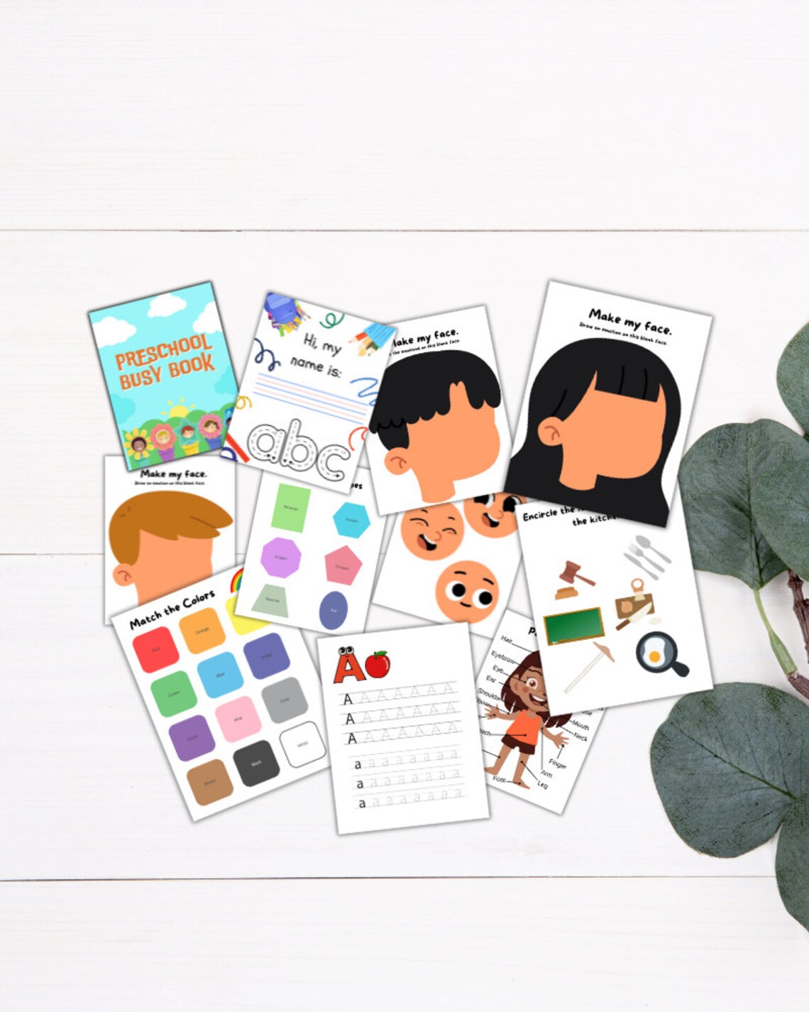 Feeling Chart Emotions Activity Busy Binder Toddler Learning Folder ...