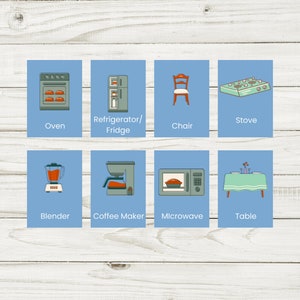 Printable Flashcard Home Schooling Activity Montessori for Toddler ...