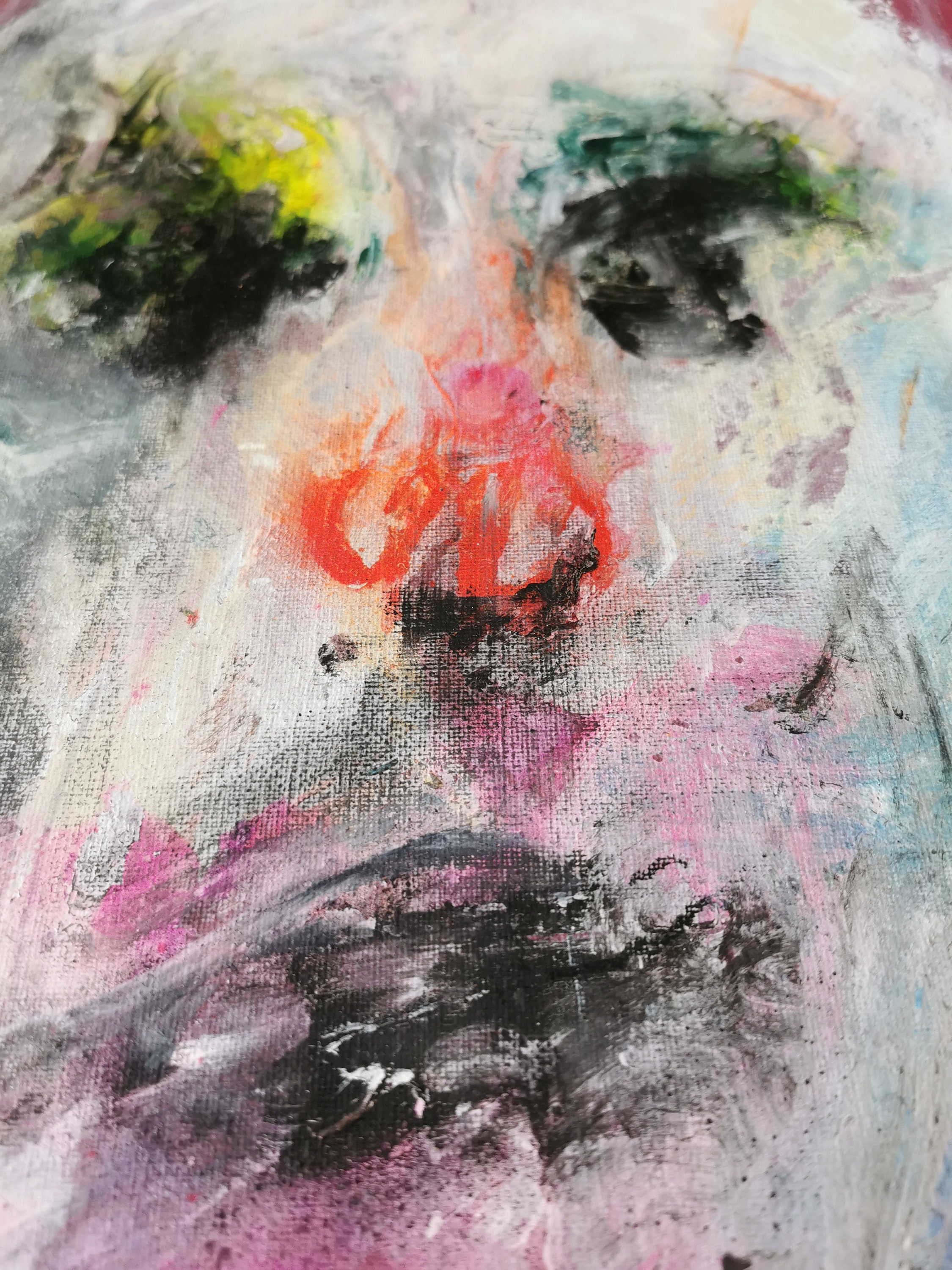 Expressionism, Unique, Original, Done Without a Brush, Real, Raw ...