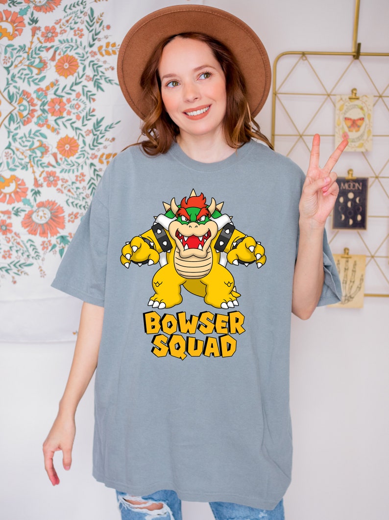Retro Super Mario Bowser Squad Png File,mario World Trip 2024 Png Gift ...