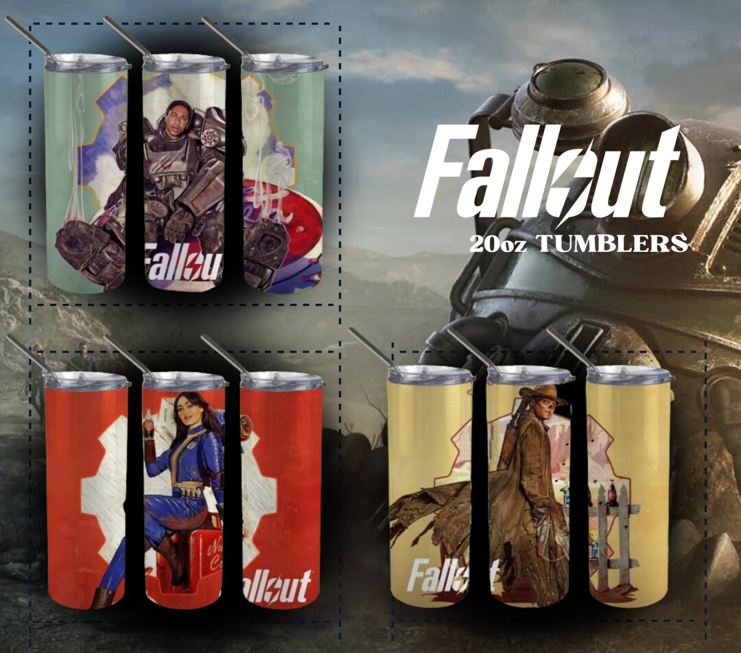 Fallout Series Inspired 20oz Hot and Cold Tumbler Unique Gift Personalised Sublimation Fallout ...