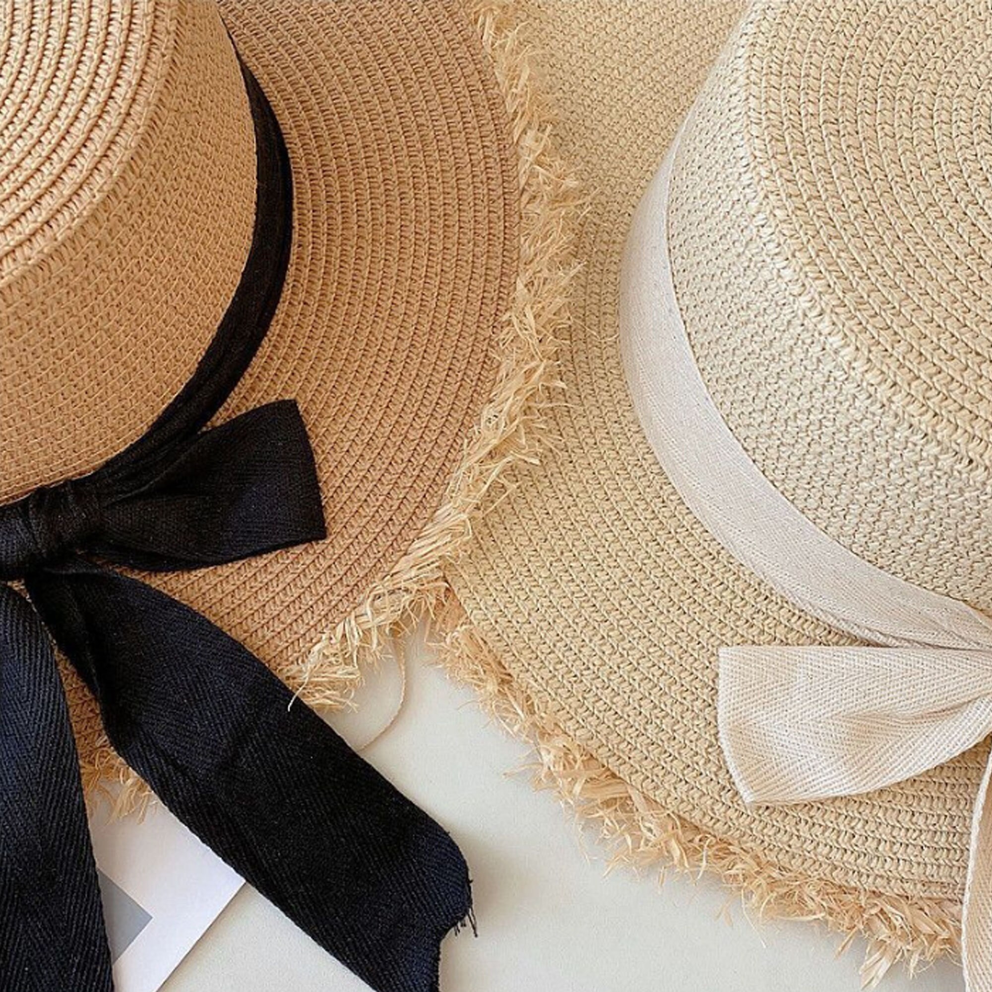 Summer Straw Hat, Custom Name Wide Brim Sun Protection Beach Hat ...