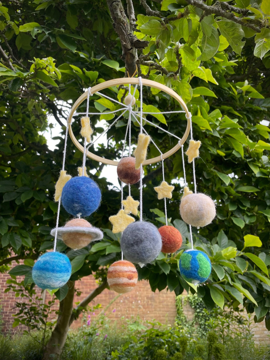 Awesome Solar System Felted Baby Mobile - Etsy