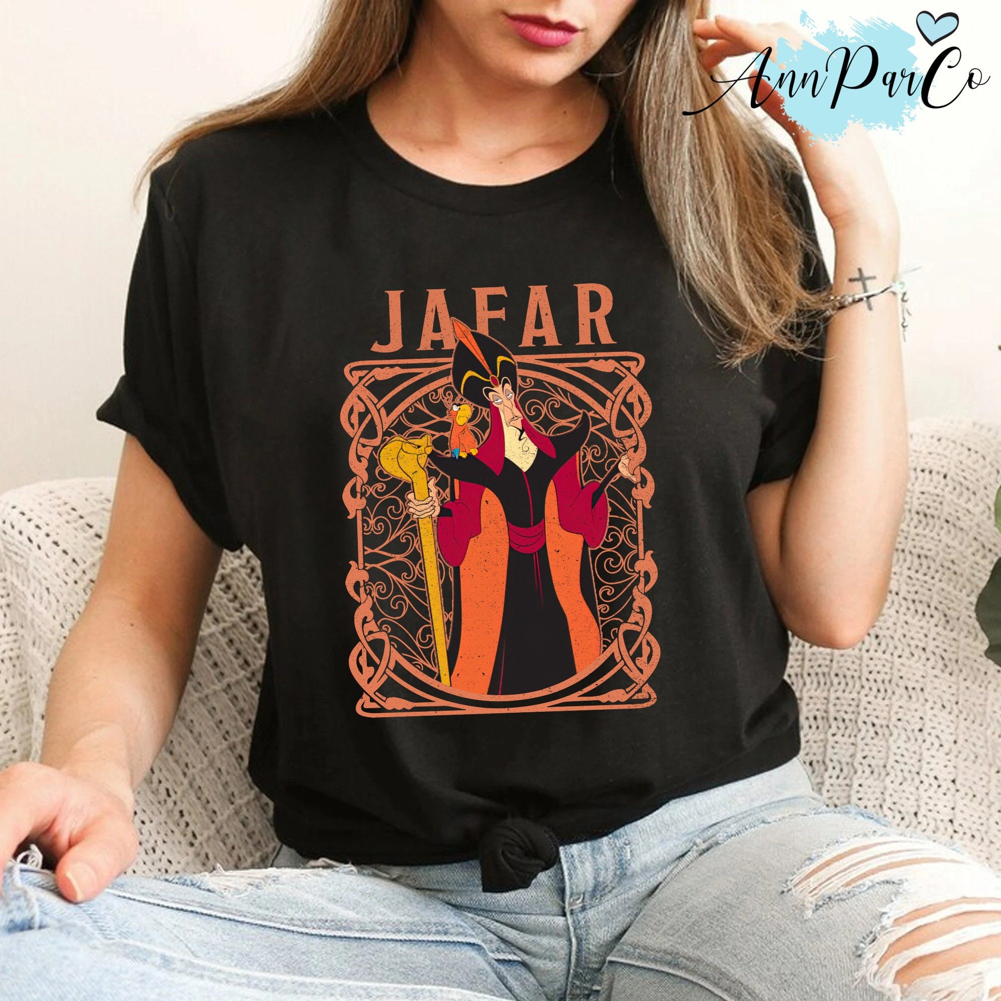 Vintage Disney Villains Shirt, Disney Jafar Shirt, Retro Jafar Aladdin ...