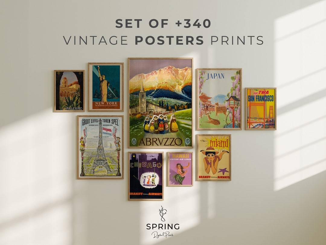340 Vintage Ad Posters Ad Prints Vintage Ad Wall Art Vintage Wall ...
