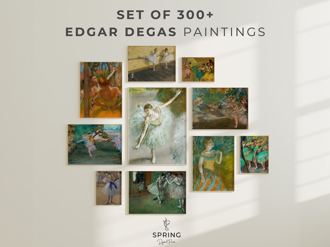 300 Hi-res DEGAS Paintings Degas Wall Art Degas Prints Dancers Wall ...