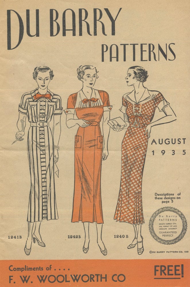 Two Du Barry Pattern Booklets April and August 1935 in PDF - Etsy Denmark