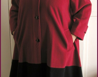 Plus Size Swing Coat - Etsy